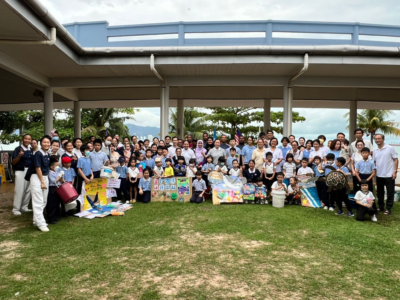 Gotong Royong Bersama Tadika Tzu Chi Di RNR Bagan