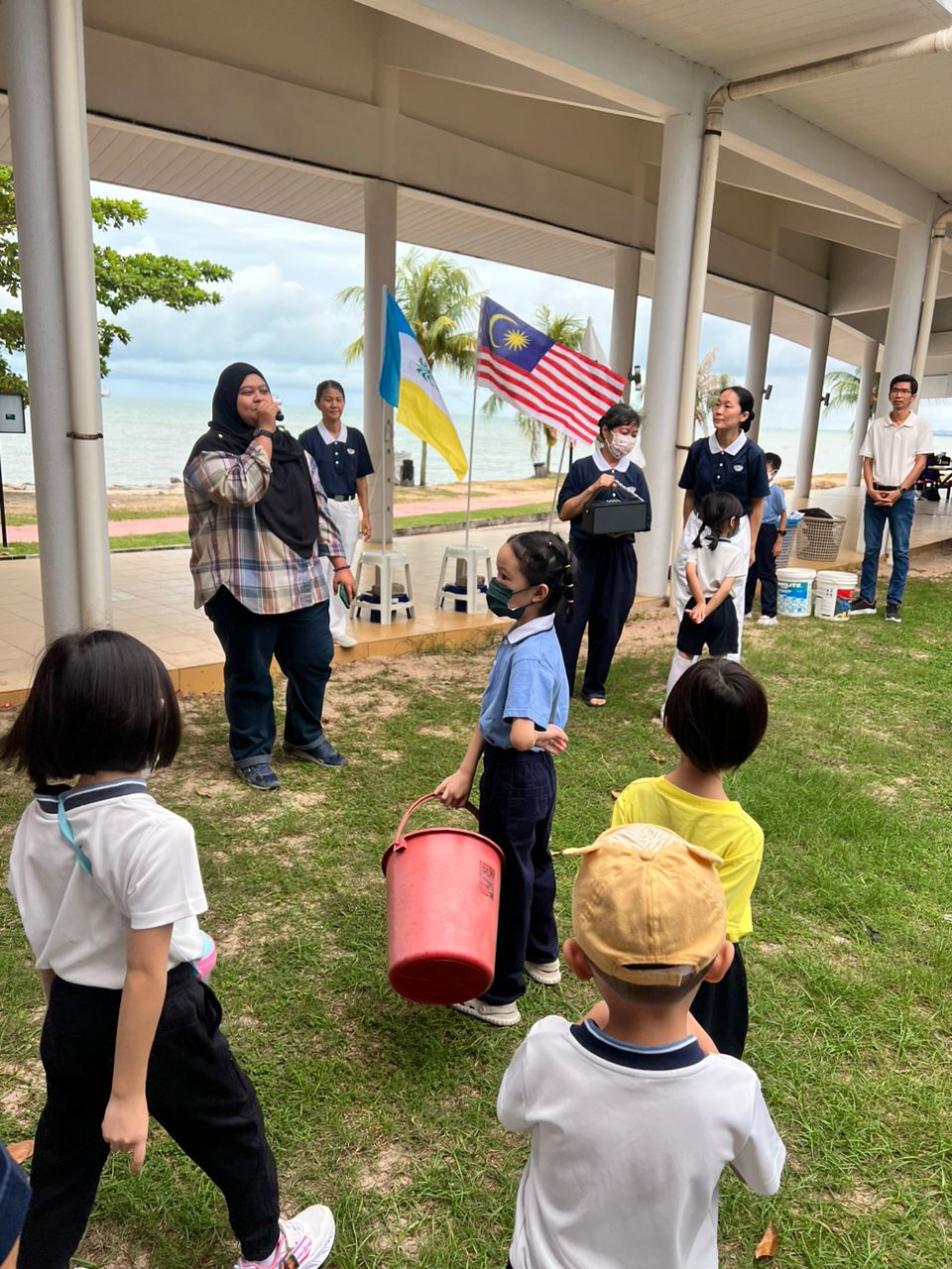 Gotong Royong Bersama Tadika Tzu Chi Di RNR Bagan