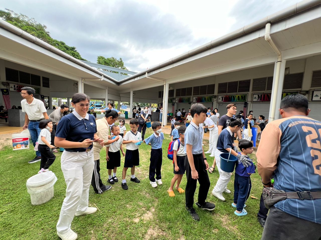 Gotong Royong Bersama Tadika Tzu Chi Di RNR Bagan