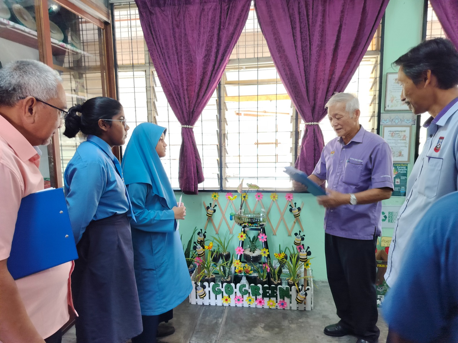Penilaian Anugerah Sekolah Hijau 2024 SMK Prai