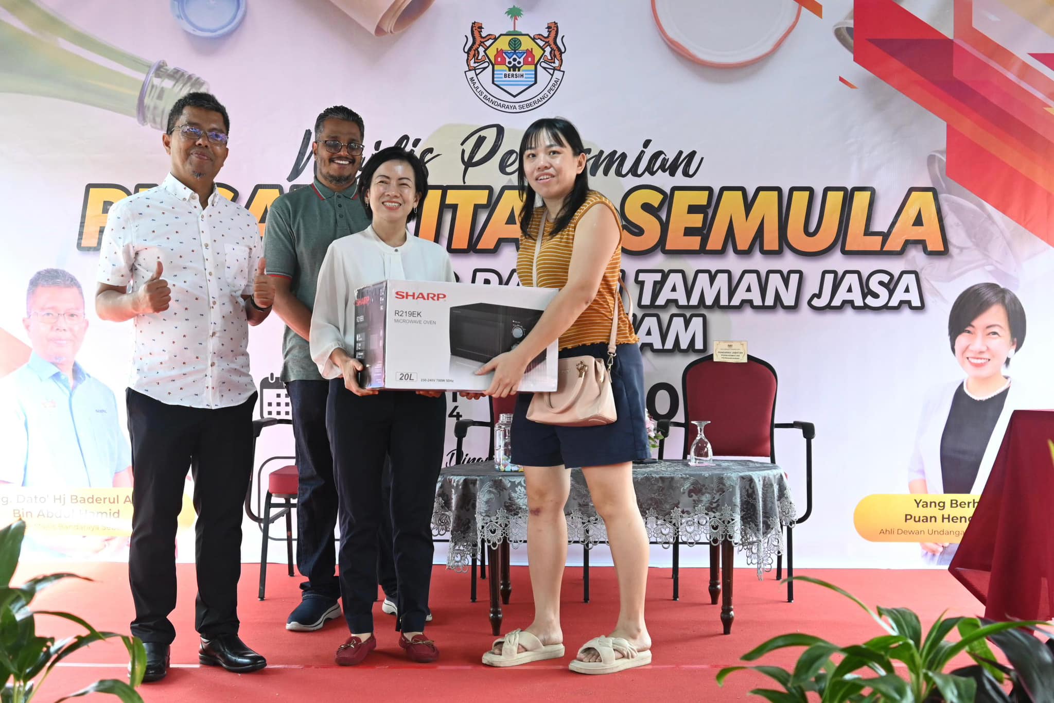 Program Majlis Perasmian Pusat Kitar Semula Dewan Orang Ramai Taman ...