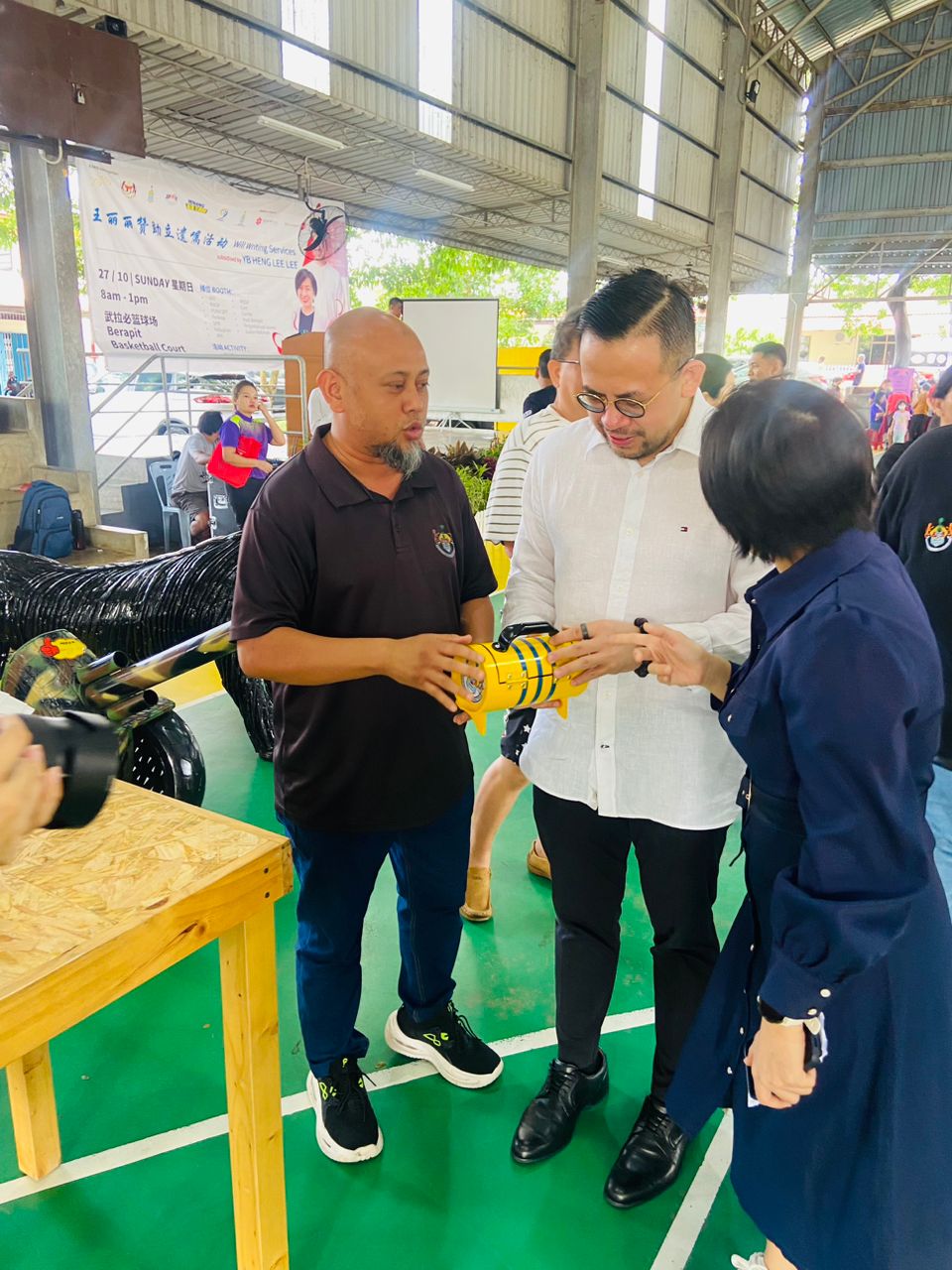 Pameran Upcycle Karnival Keluarga Bersama Belia Adun Berapit