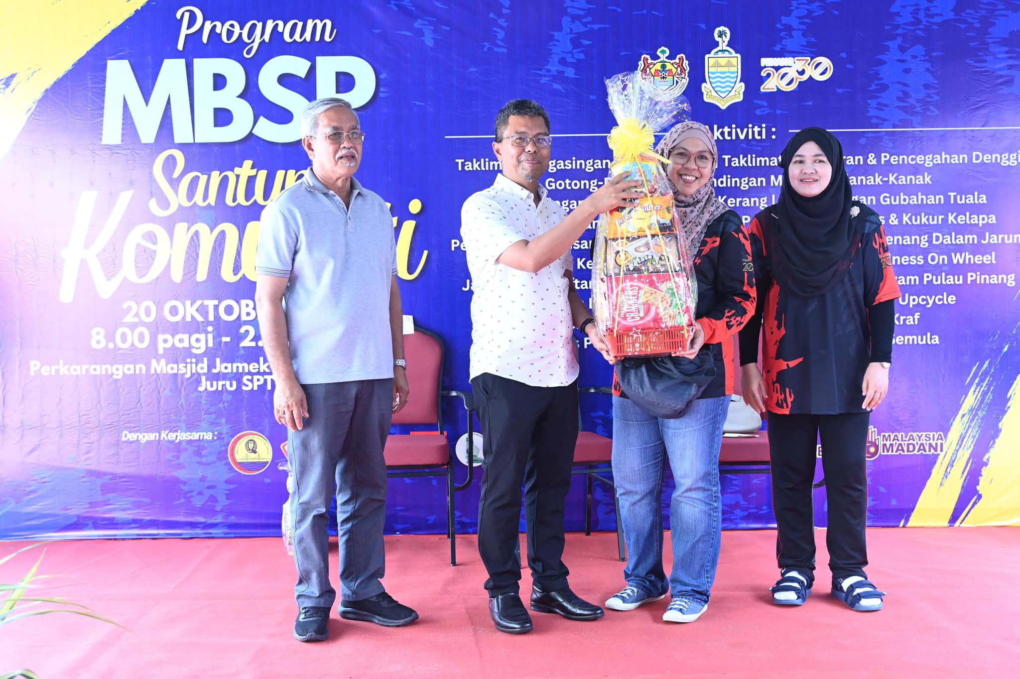 MAJLIS PERASMIAN PROGRAM MBSP SANTUNI KOMUNITI MADANI DAN PENYERAHAN ...