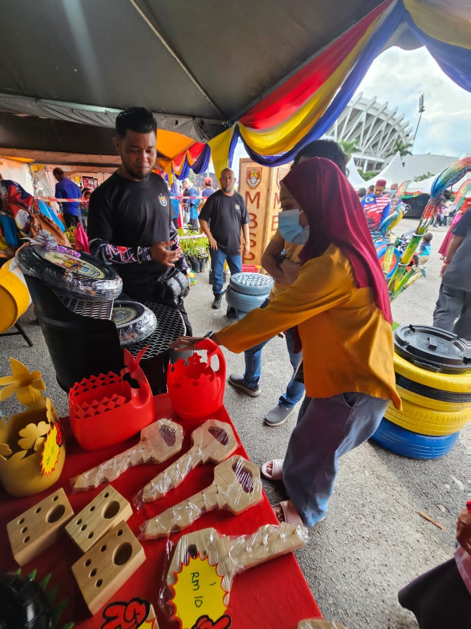 Pameran Upcycle MBSP Sempena Sambutan Hari Kemerdekaan Ke-66 Peringkat ...