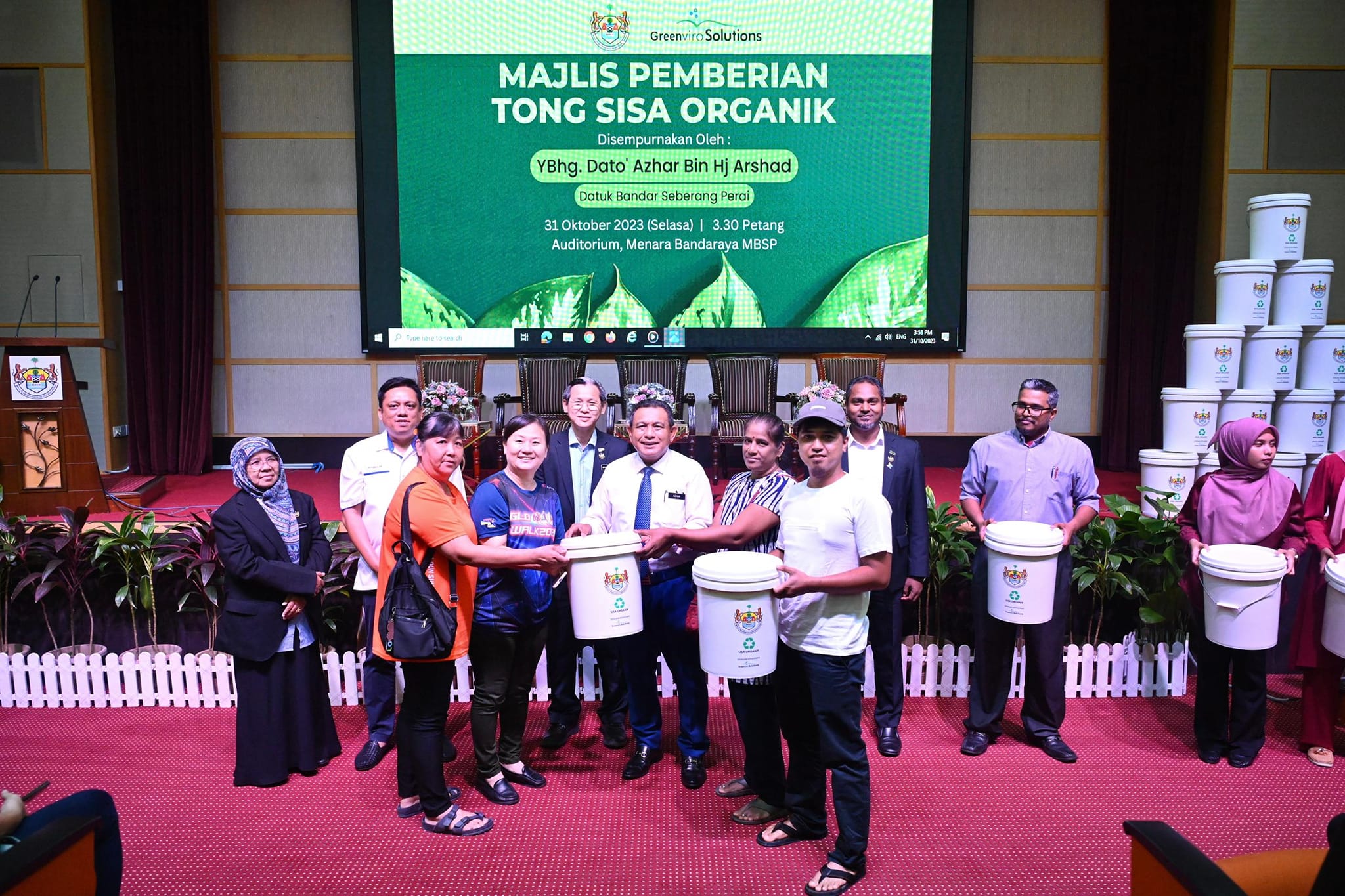 Program Pengasingan Sisa Organik Serta Majlis Pelancaran Tong ...