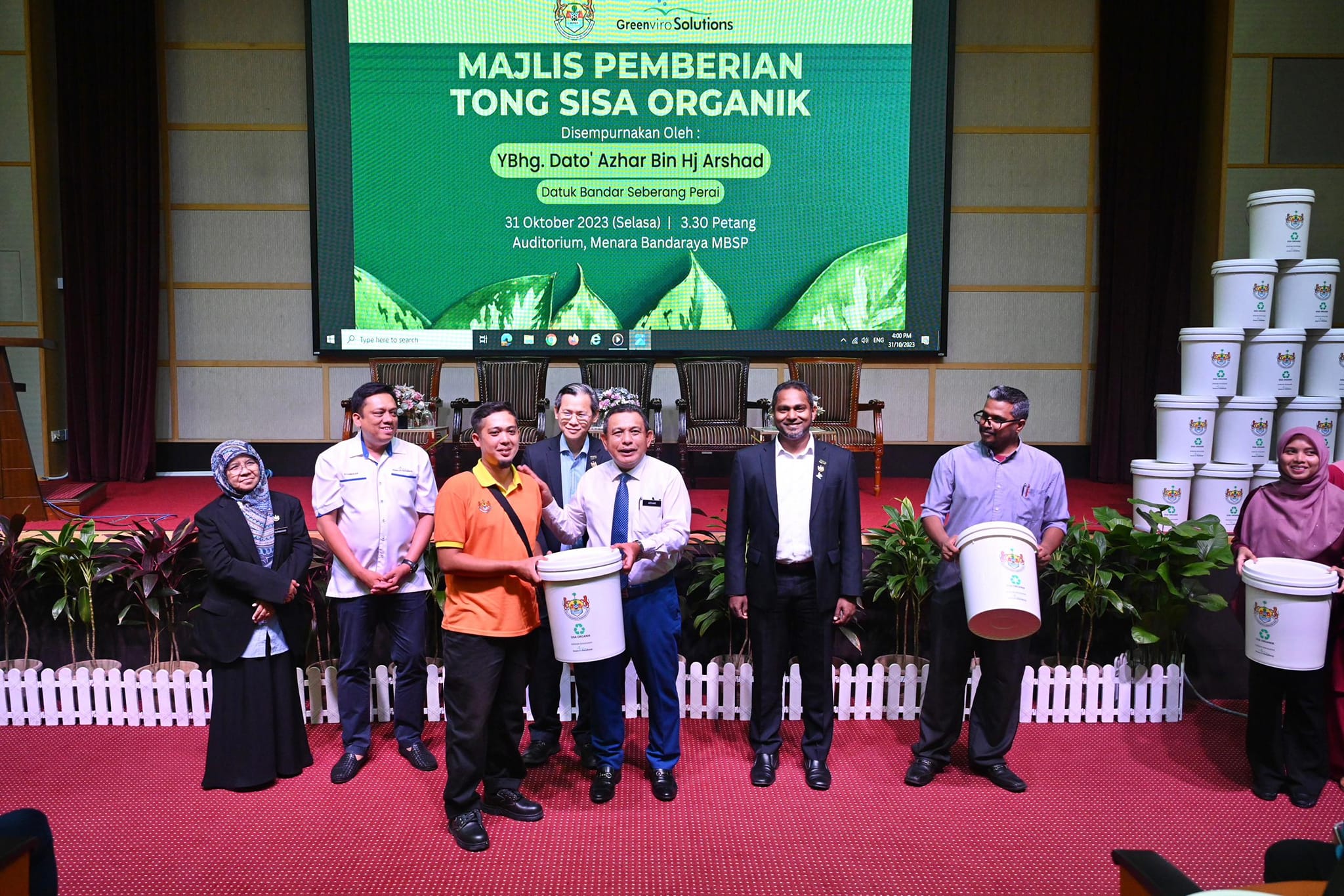 Program Pengasingan Sisa Organik Serta Majlis Pelancaran Tong ...