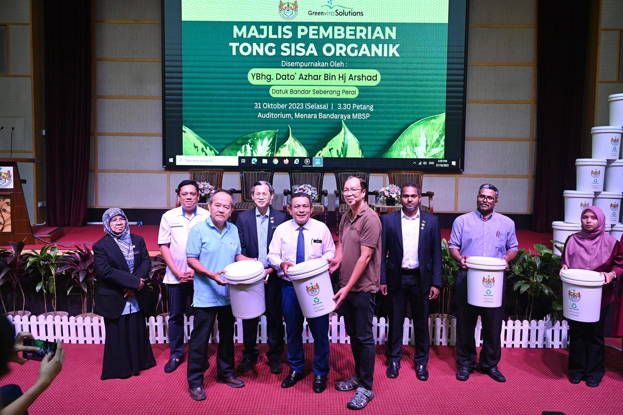 Program Pengasingan Sisa Organik Serta Majlis Pelancaran Tong ...