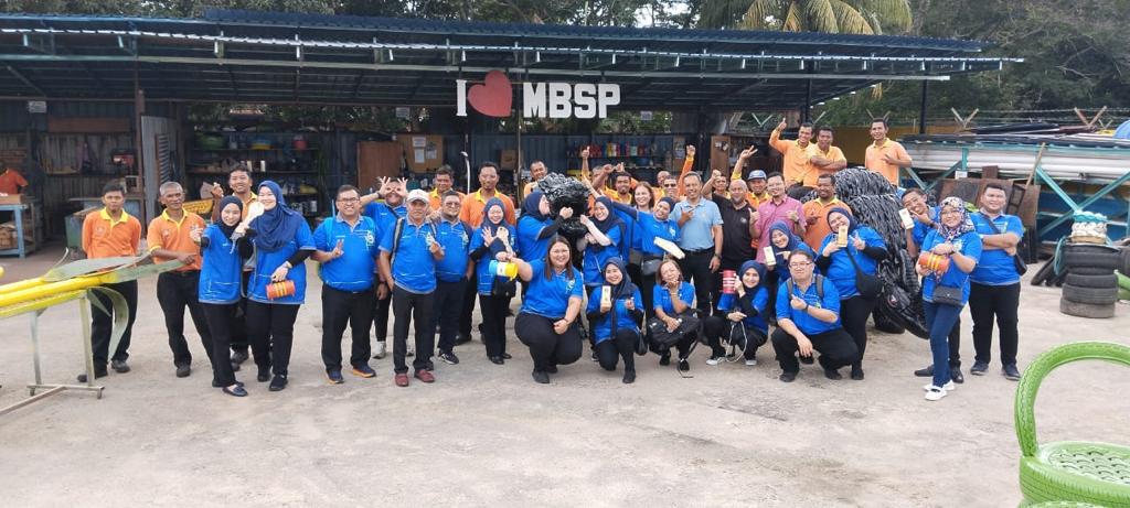 Lawatan Lembaga Air Kuching Ke Bengkel Upcycle MBSP